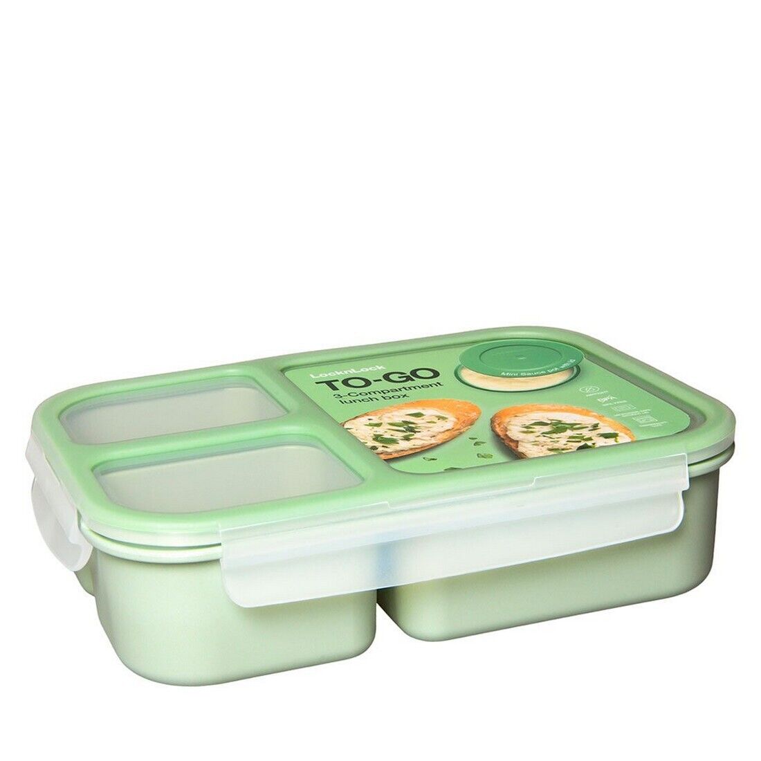 LocknLock To-Go Bento Box 1.5L - Mint – everything kitchen