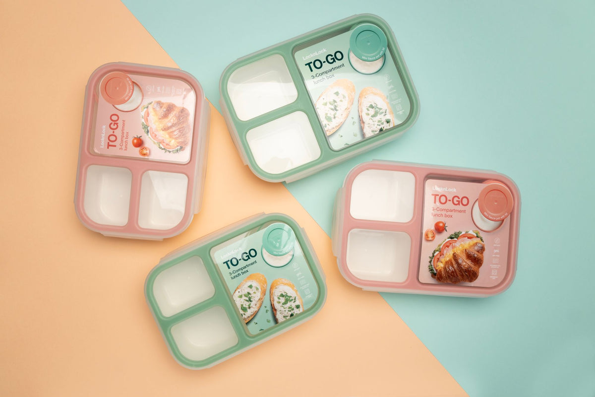 LocknLock To-Go Bento Box 980ml - Pink – everything kitchen