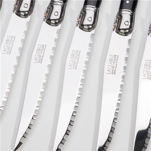 Laguiole Debutant 6pc Serrated Steak Knife Set – everything kitchen
